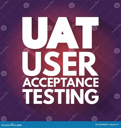 Uat User Acceptance Testing Process In System Development By