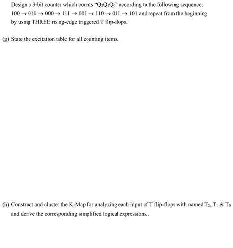 Solved Design a 3 bit counter which counts Q₂Q1Qo Chegg com