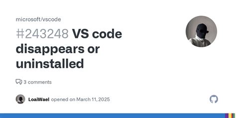 VS Code Disappears Or Uninstalled Issue Microsoft Vscode GitHub