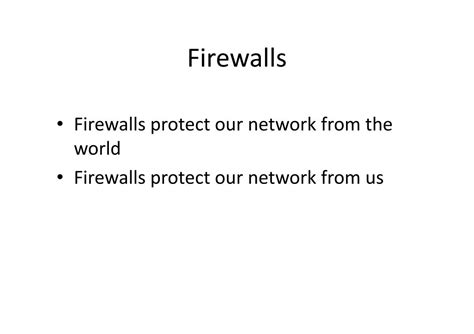 PPT Firewalls PowerPoint Presentation Free Download ID