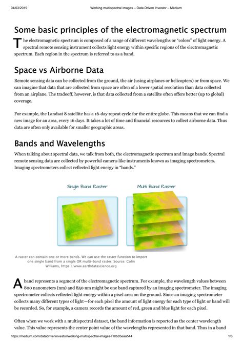 PDF Working Multispectral Images