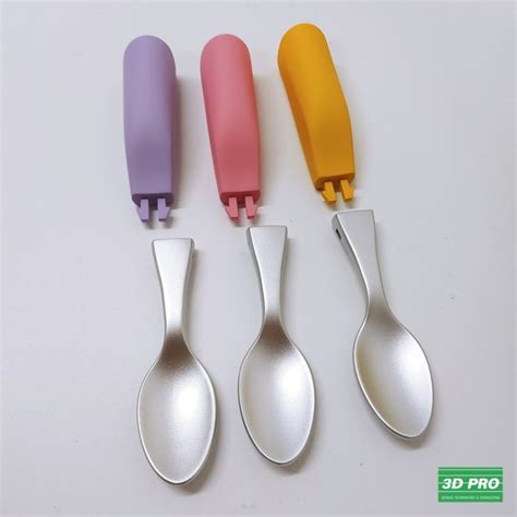 3d프린팅 시제품 숟가락 목업 출력물 제작3d프린터로 대학생 졸업작품기업체 시제품 출력물 제작sla방식abs Like 레진무광 도색 쓰리디프로3d프로3dpro