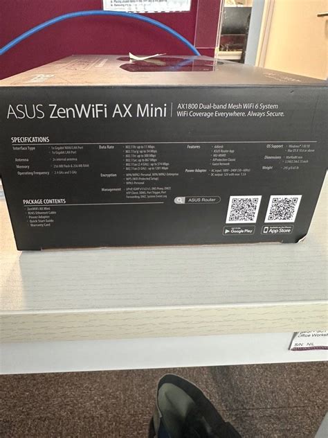 Asus Zenwifi Ax Mini Ax Dual Band Mesh Wifi System Pack Computers Tech Parts