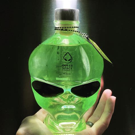 Outer Space Vodka Exists And Its Shaped Like An Aliens Head