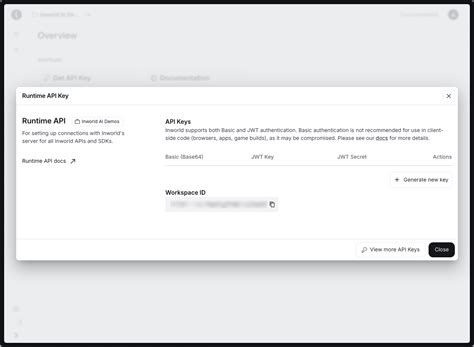 developer quickstart inworld ai documentation