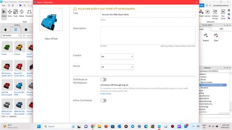 roblox asset configuration window too big forcing me to resize to