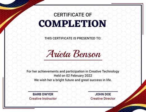Course Completion Certificates Fake How To Create A Course Certificate