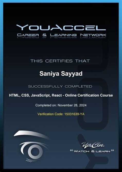 Webdevelopment Frontenddevelopment Reactjs Careergrowth Saniya Sayyad