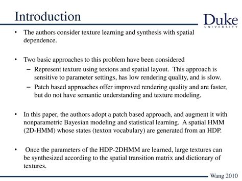 Nonparametric Bayesian Texture Learning And Synthesis Ppt Download