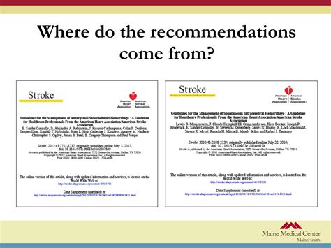 Hemorrhagic Stroke Transfer Protocol Ppt
