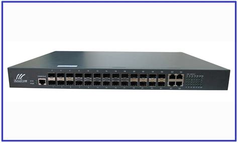 Ports Sfp Fiber Switch M Sfp Msfp Manageable Ethernet Switch