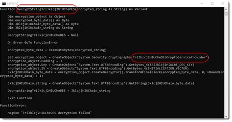 Trijklcj2hiuchedes Decryption Failed Sans Internet Storm Center