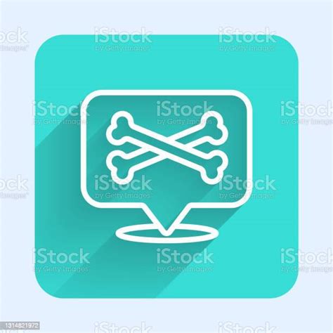 긴 그림자로 격리 된 흰색 줄 위치 해적 아이콘 녹색 정사각형 버튼입니다 벡터 가공의 인물에 대한 스톡 벡터 아트 및 기타 이미지 가공의 인물 검 고풍스런 Istock