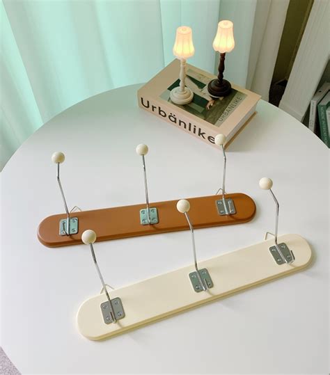 3구 빈티지 코트랙 코트렉 원목 우드 후크 벽고리 벽걸이 가방 모자 걸이 벽 행거