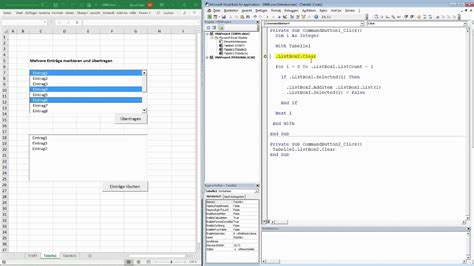 157 Excel Vba Markierte Einträge Von Einem Listenfeld In Ein Anderes Listenfeld übertragen