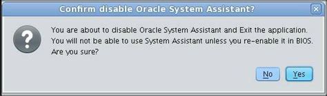 Disable Oracle System Assistant Using The Ui Sun Blade X3 2b