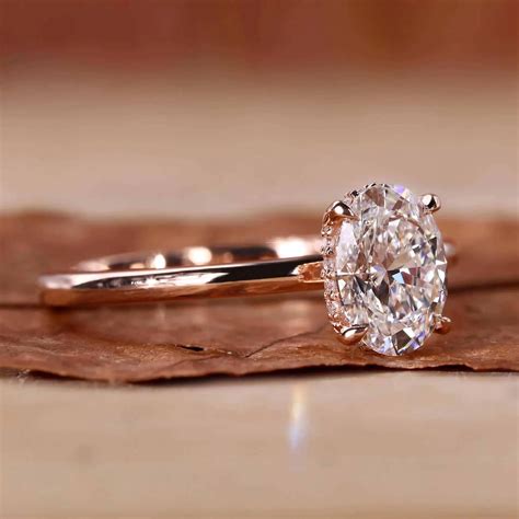 15ct Radiant Cut Lab Grown Diamond Engagement Ring In 14k Or 18k Gold