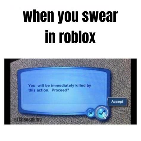 When You Swear In Roblox Scrolller When You Swear In Roblox Scrolller