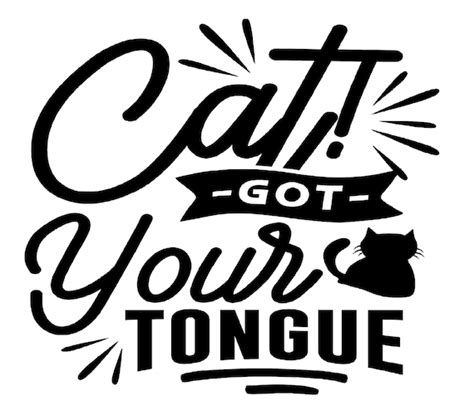 Cat Got Your Tongue Clipart
