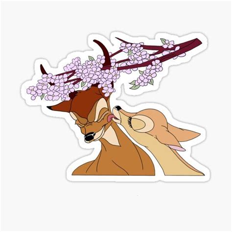 Pegatina For Sale Con La Obra Amor De Bambi De Pixie Dust Poster