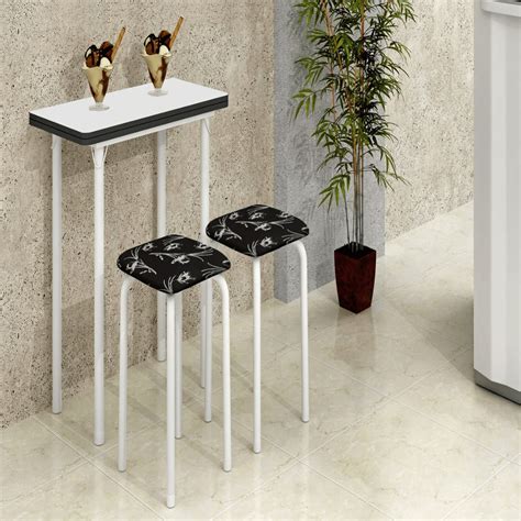 Mesa DobrÁvel Luana C 4 Banquetas Soma Atacadão Nosso Stock