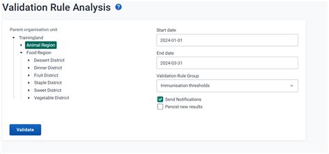 Trainers Guide To Validation Rules Use Dhis2 Documentation