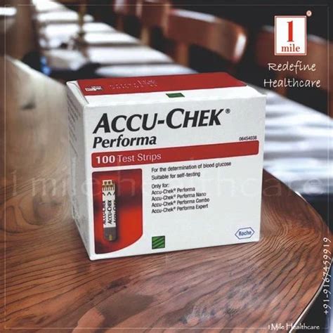 Roche Accu Chek Performa Pack Of 100 S Blood Glucose Test Strips Glucometer Sugar Monitoring
