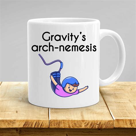 Funny Bungee Jumping Mug Bungee Jumper T Bungy Jumping Etsy