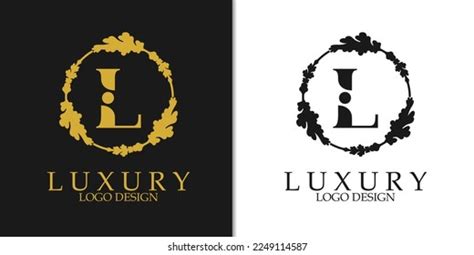Luxury Initial Letter L Logo Design Stock Vector Royalty Free Shutterstock