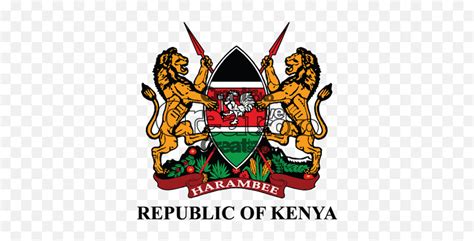 Kenyan Court Of Arms Logo Kenya Coat Of Arms Logo Png Vector Eps