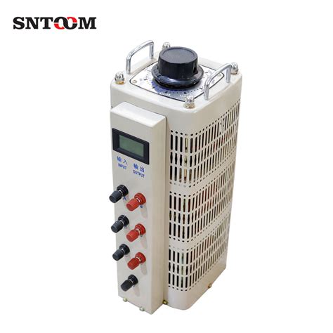 중국 제조업체의 산업 자동 단일 위상 Ac 접촉 전압 조절기 1hejiang Shuntong Electric Co Ltd