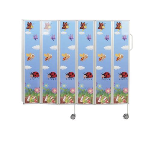 Premium Wall Mounted Folding Paediatric Privacy Screen Ocura