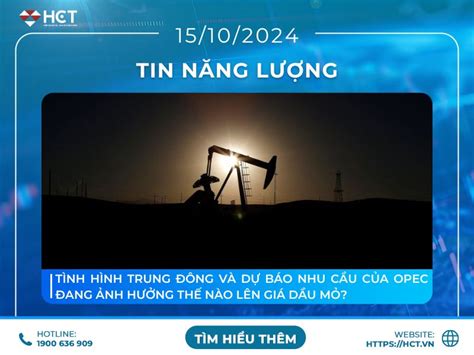 Tình Hình Trung Đông Và Dự Báo Nhu Cầu Dầu Của Opec đang ảnh Hưởng Thế