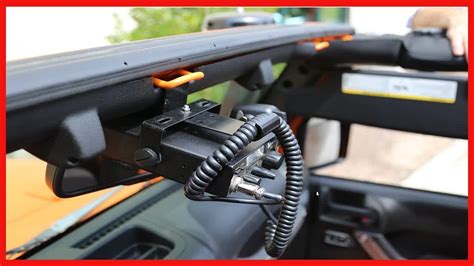 Rugged Ridge 11503 95 Radio Mounting Bracket Cb 07 18 Jeep Wrangler