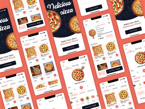 Pizza Customization App Ui On Behance