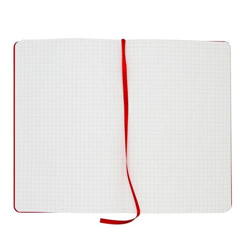 Red Grid Paper Notebook For Bulelt Journal Design Drawing Chart Medium A5 Red