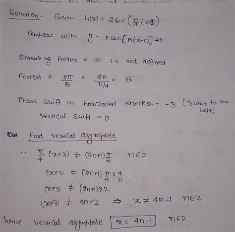 Solved Sketch Two Periods Of The Graph Of The Course Hero