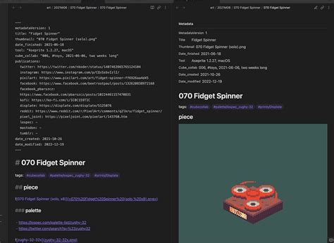 Front Matter Metadata Nested Fields Are No Longer Visible In Preview Mode Bug Graveyard
