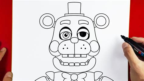 How To Draw Lefty Five Nights At Freddys Fnaf Youtube