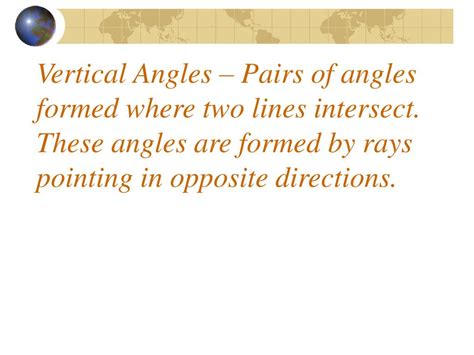 PPT Angles Formed When Two Rays Share A Common Endpoint PowerPoint Presentation ID