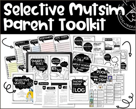 Selective Mutism Worksheets For Selective Mutism Iep 504 Goals For