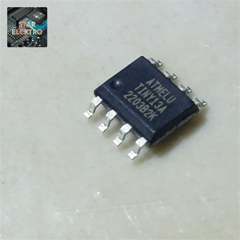 Jual Atmelu Tiny13a Sop 8 Smd Atmel Attiny13a Ssu Ic 8 Bit Micro Controller Attiny Tiny 13a Mcu