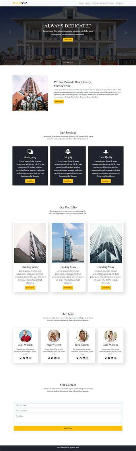 Github Kashifjhanjariabootstrap Buildxyz Beautiful Website For