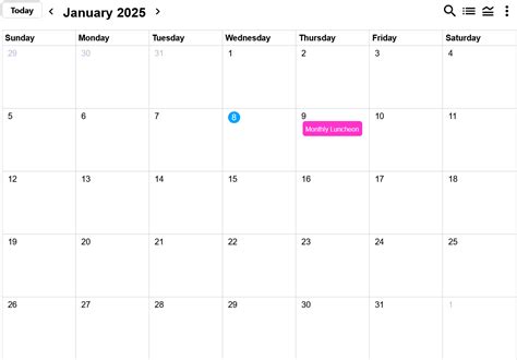 navigating your calendar clubexpress help center