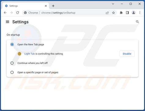 Light Tab Browser Hijacker Simple Removal Instructions Search Engine Fix