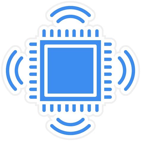 Premium Vector A Blue And White Screen With A Blue Border