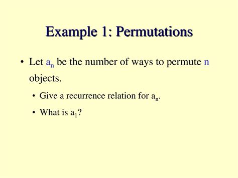 Ppt Recurrence Relations In Mathematics Powerpoint Presentation Free Download Id 9641554