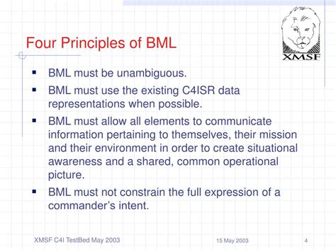 Ppt Extensible Modeling And Simulation Framework Xmsf C4i Testbed