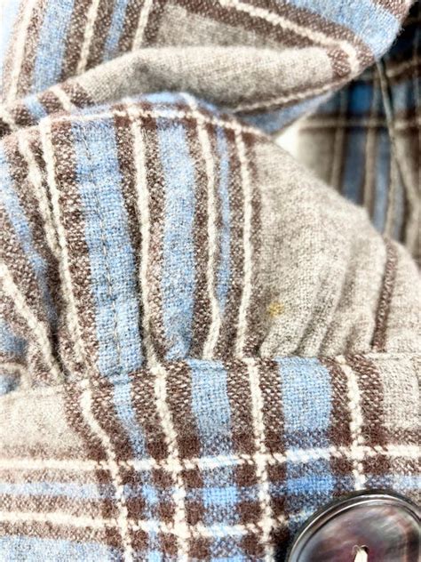 Vintage 1950s Pendleton Soft Wool Plaid 49er Jacket S Gem
