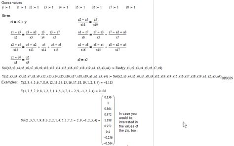 Solved Mathcad Fails To Solve Symbolic System Of Equation Ptc